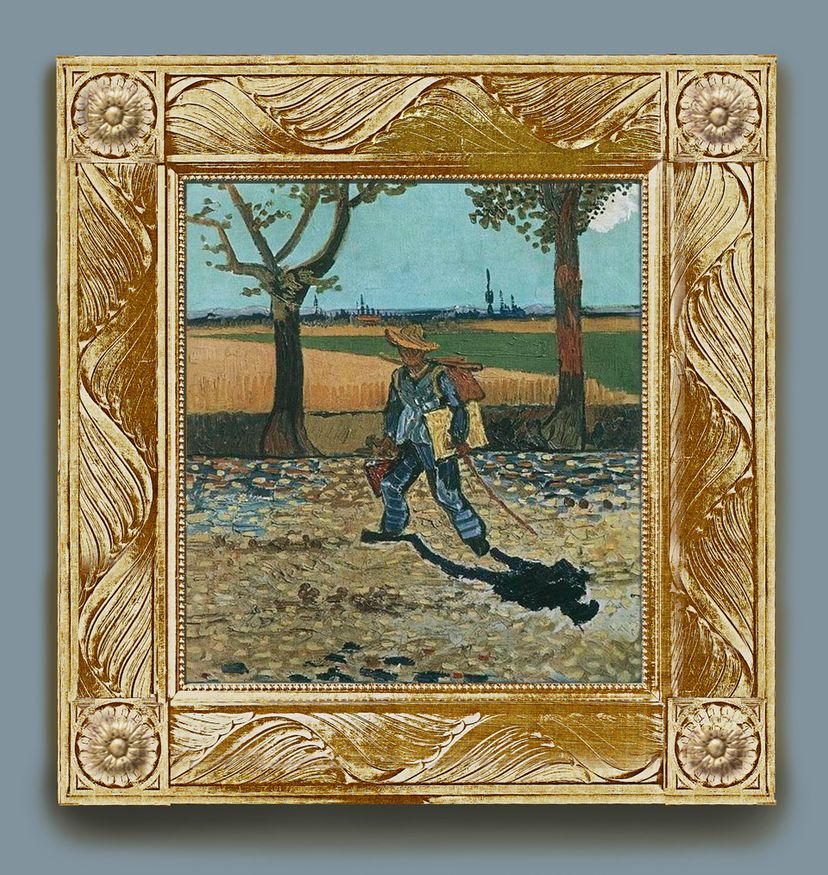 A lost Van Gogh self-portrait had the most extraordinary frame that ...