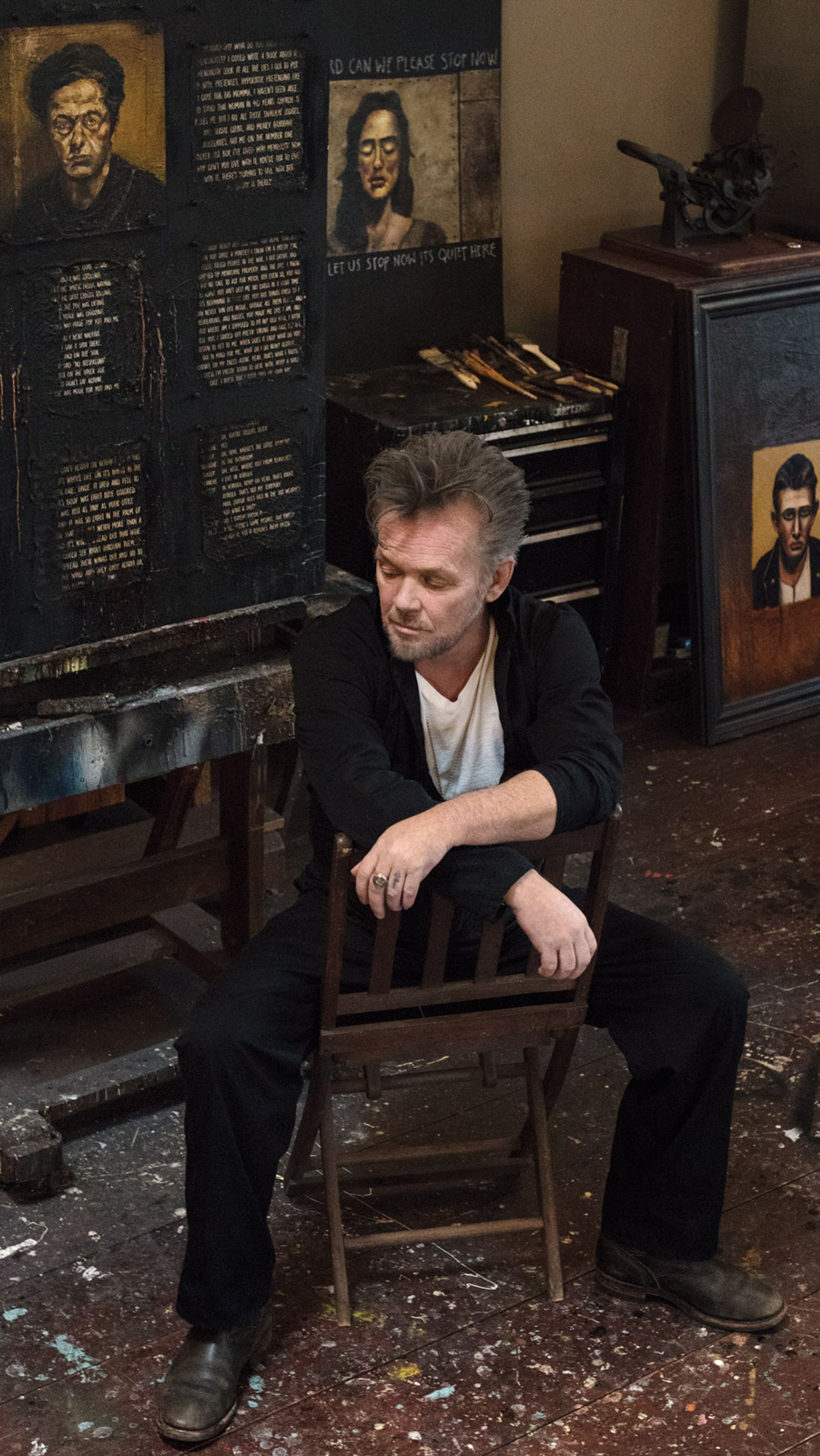 John Mellencamp brings rock’n’roll (and his paintings) to Chelsea