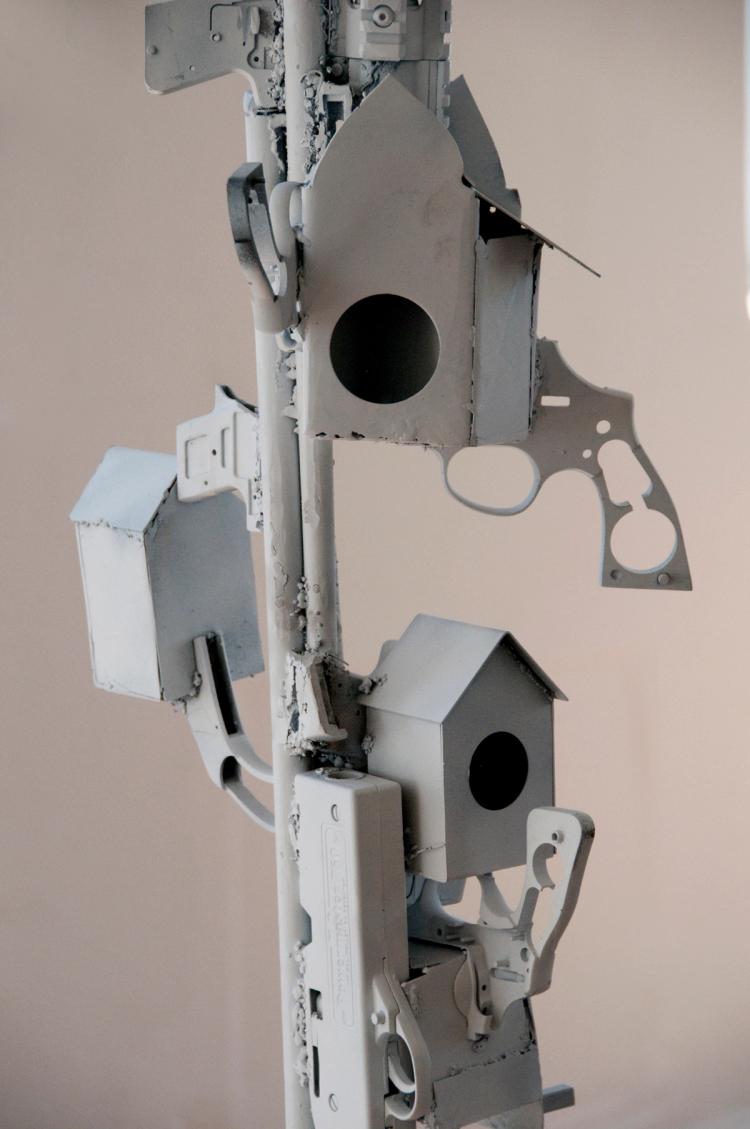 Bay Area commissions turn dismantled guns into art