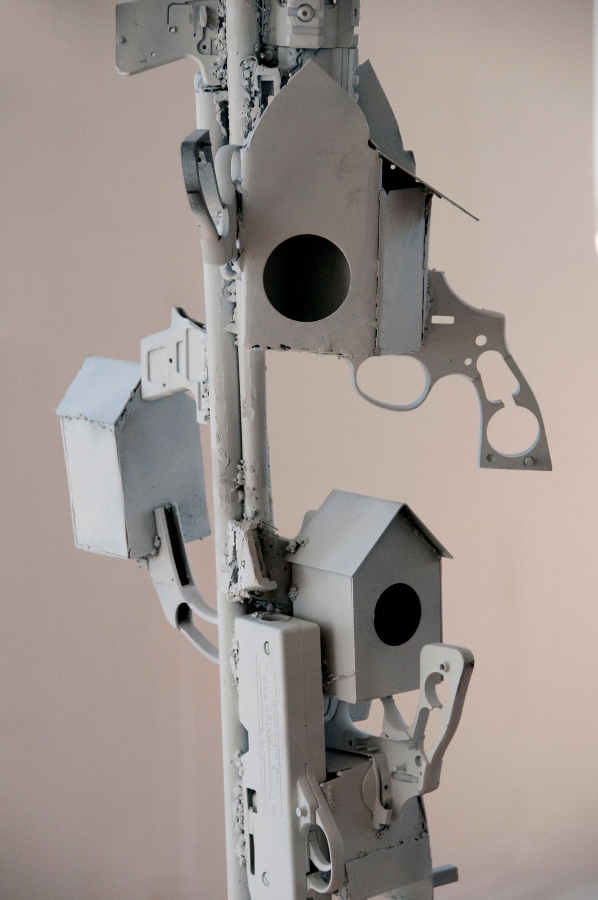 Bay Area commissions turn dismantled guns into art