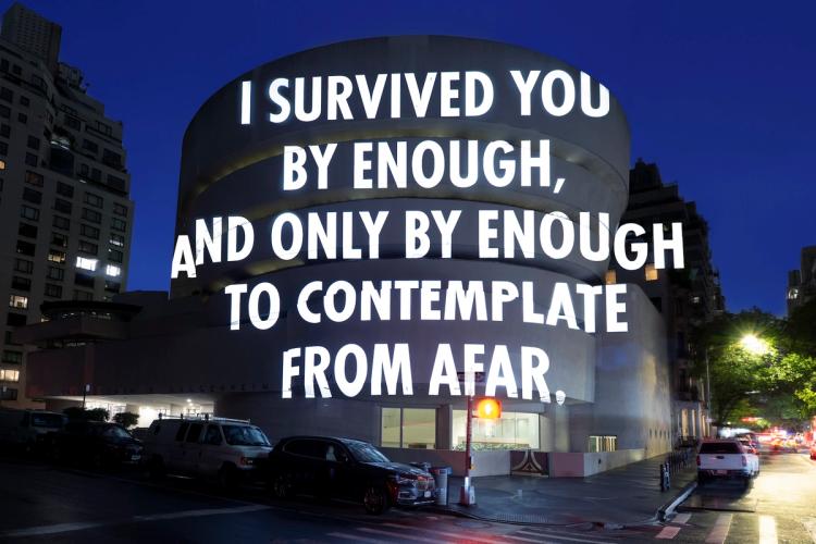 In Guggenheim exhibition, Jenny Holzer grapples with the post-internet ...