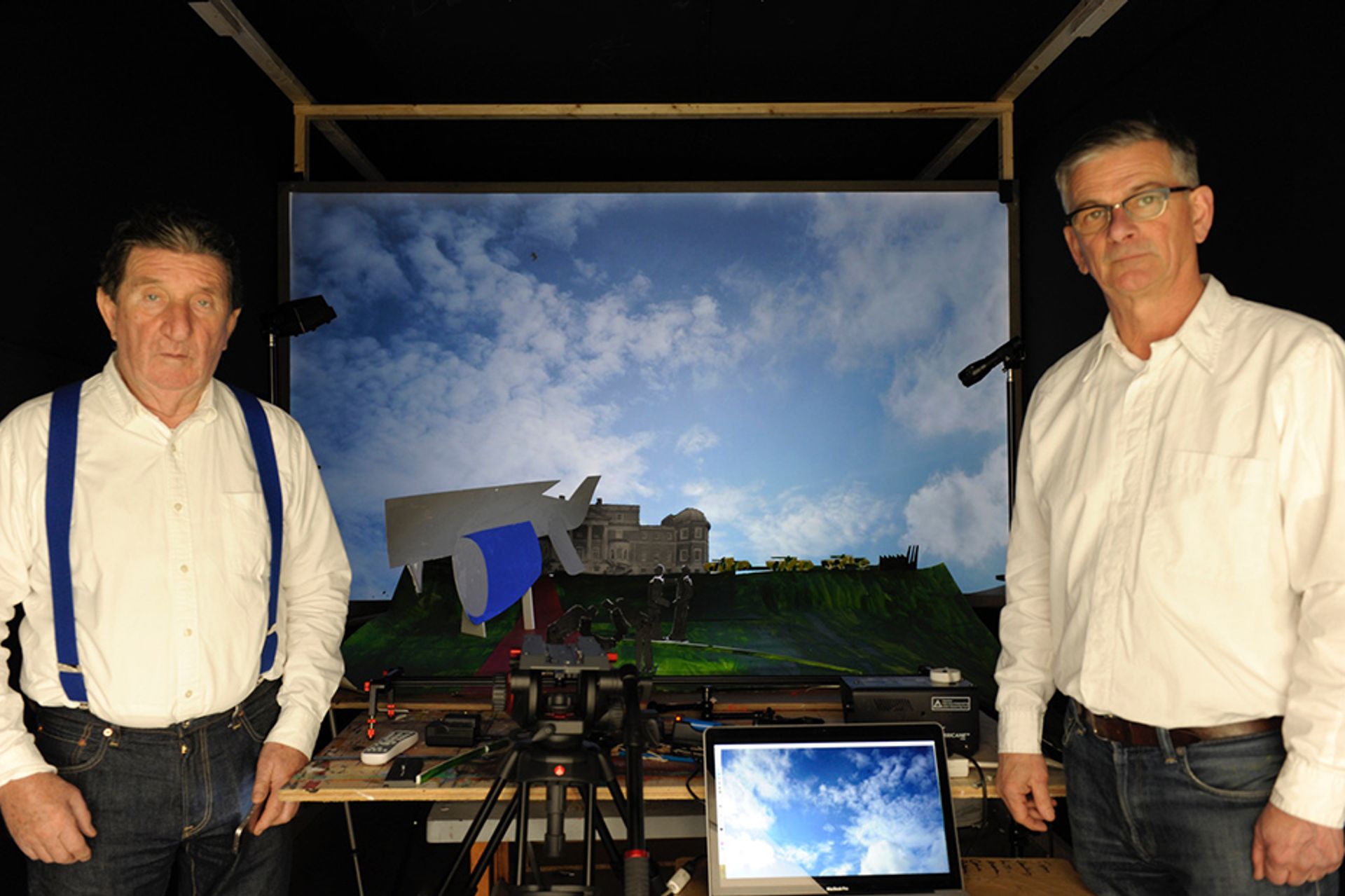 Bruce McLean's cinematic 'cardboard catastrophe' opens at London's ...