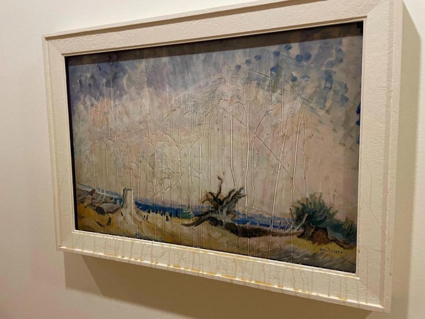 Climate activists pour maple syrup on Emily Carr painting at the ...