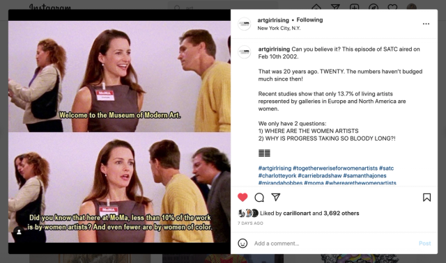 Comment | Sex and the Disparity: 20 years on, are art girls really ...