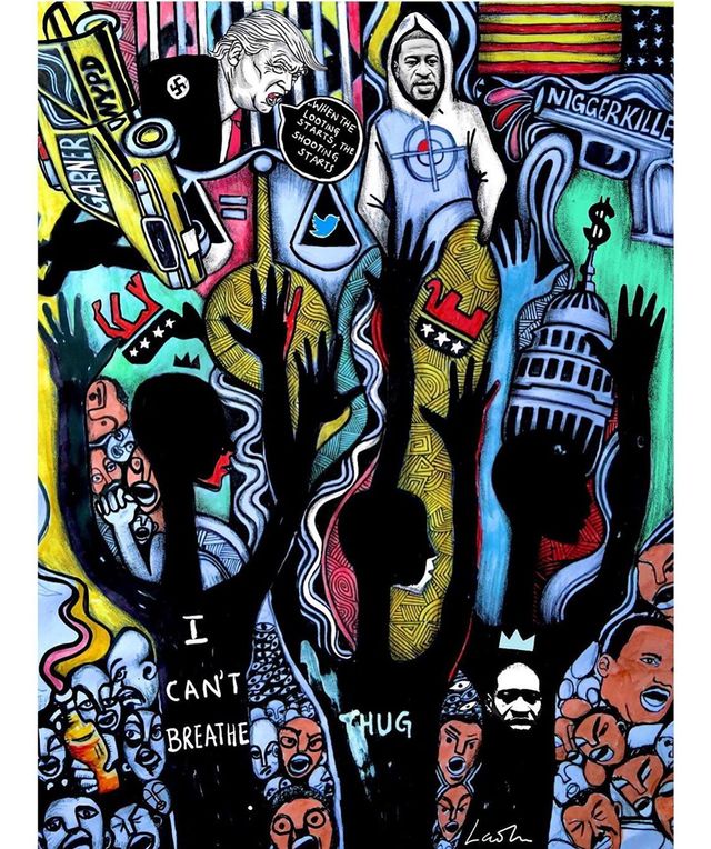 Art for a good cause: artists show their support for Black Lives Matter