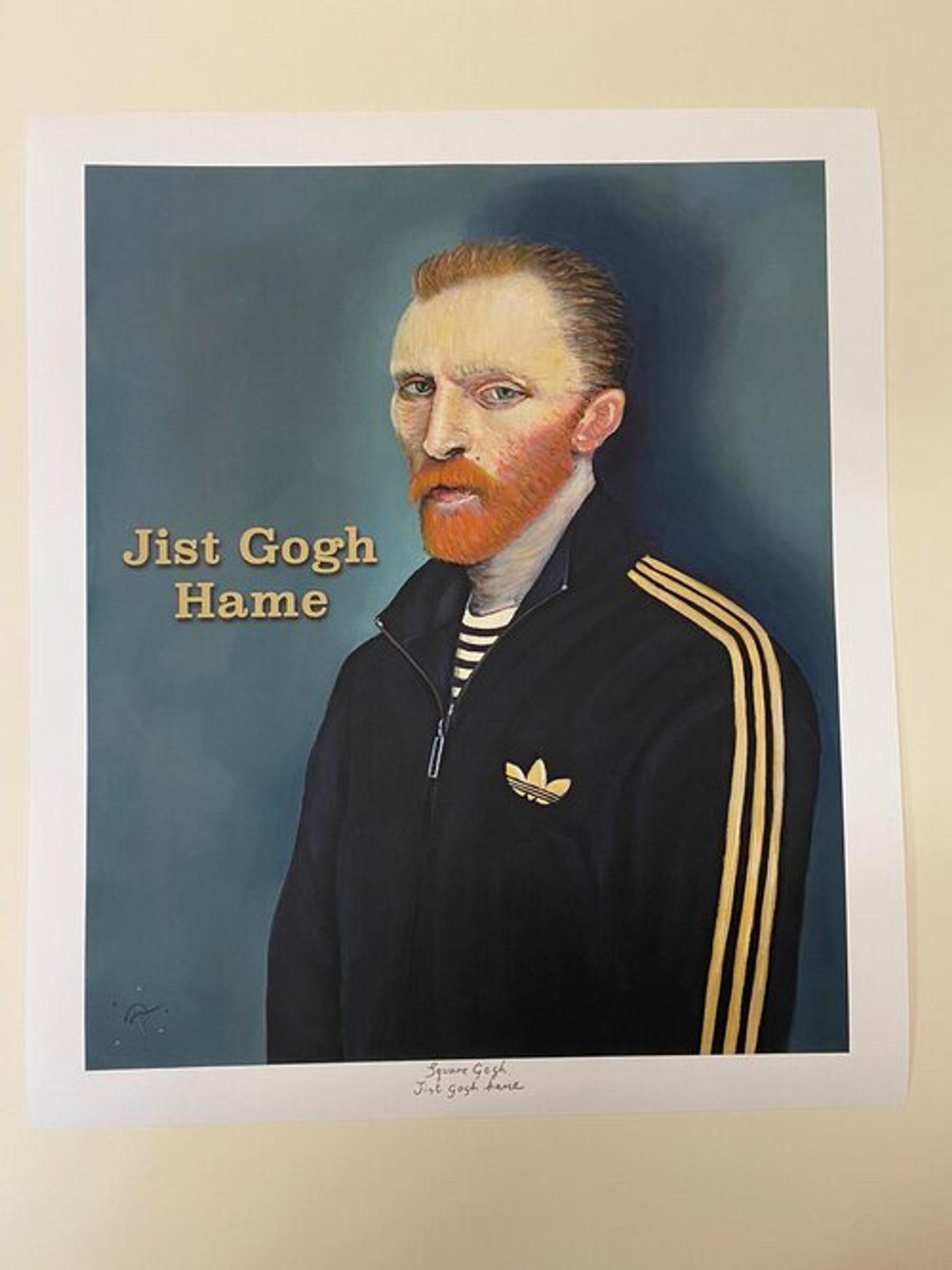 Jist Gogh Hame—tracksuit-wearing Vincent van Gogh tells Glaswegians to ...