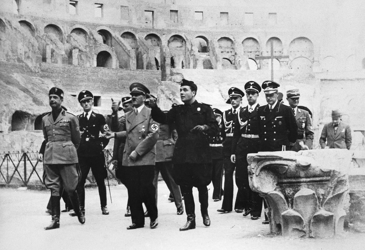 Confiscated photographs showing preparations for Hitler's 1938 visit to ...