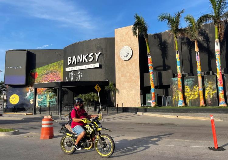 A Banksy-themed nightclub in Mexico brings the street artist’s oeuvre ...