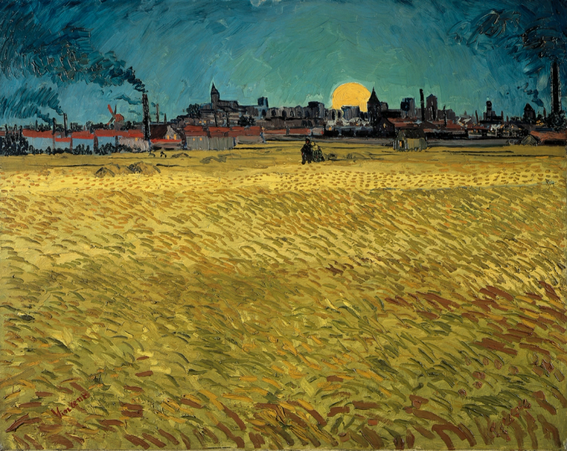 Discovered: Van Gogh’s fingerprint on an olive grove painting