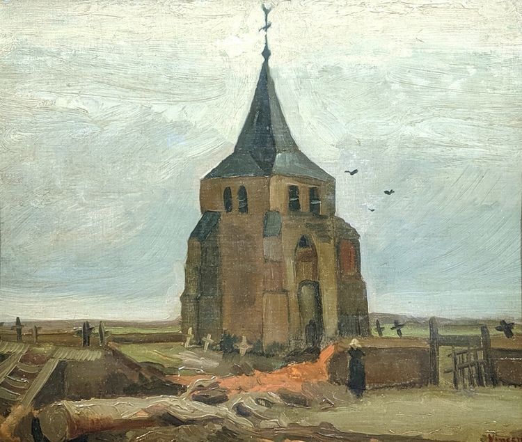 Van Gogh’s astonishingly bold painting of the church at Auvers, now on ...