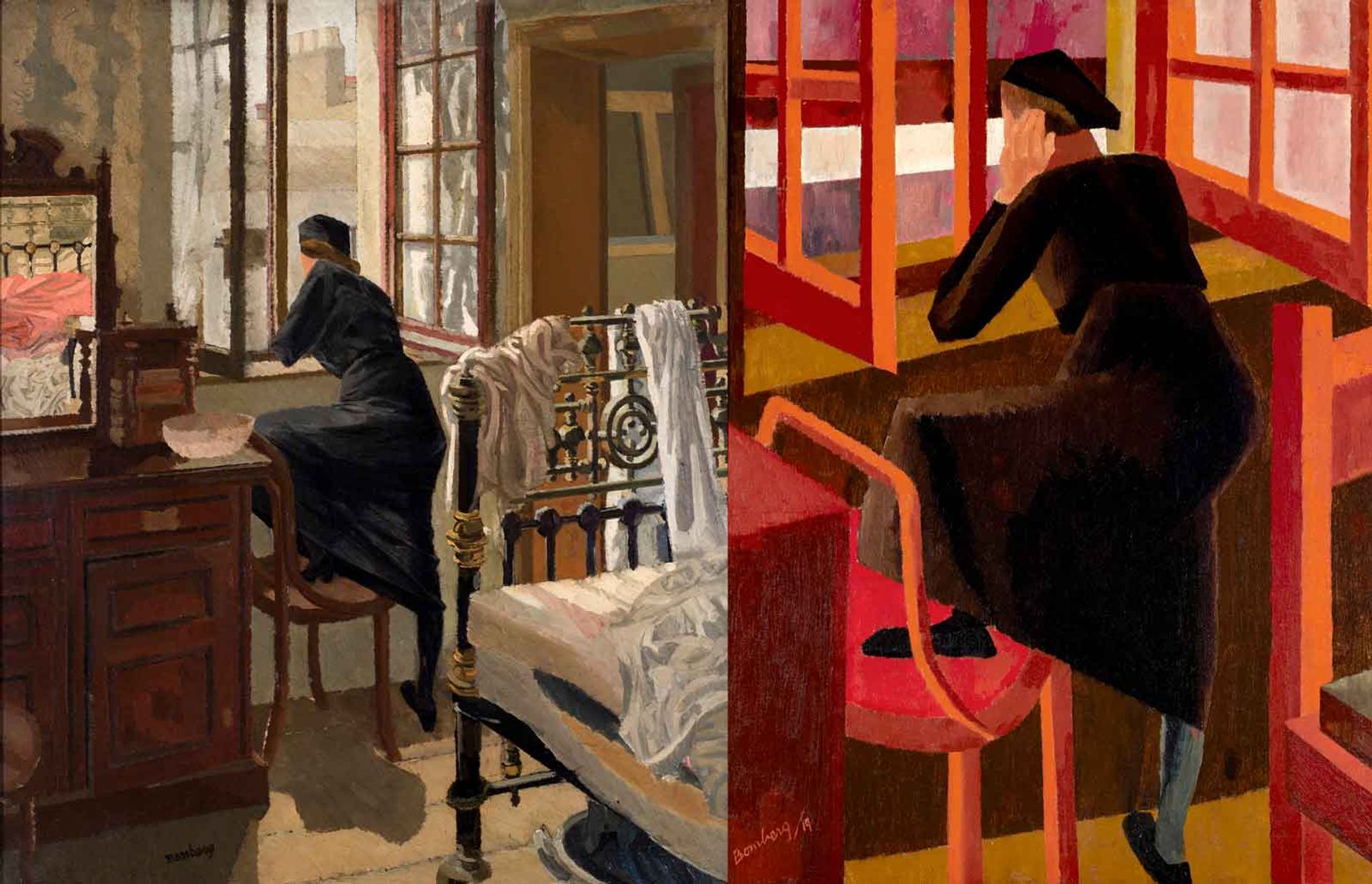 A room with two very different views