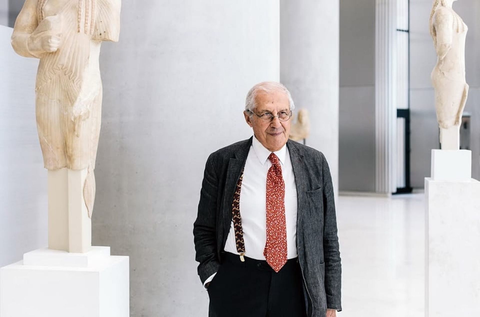 Dimitrios Pandermalis, director and curator of the Acropolis Museum in ...