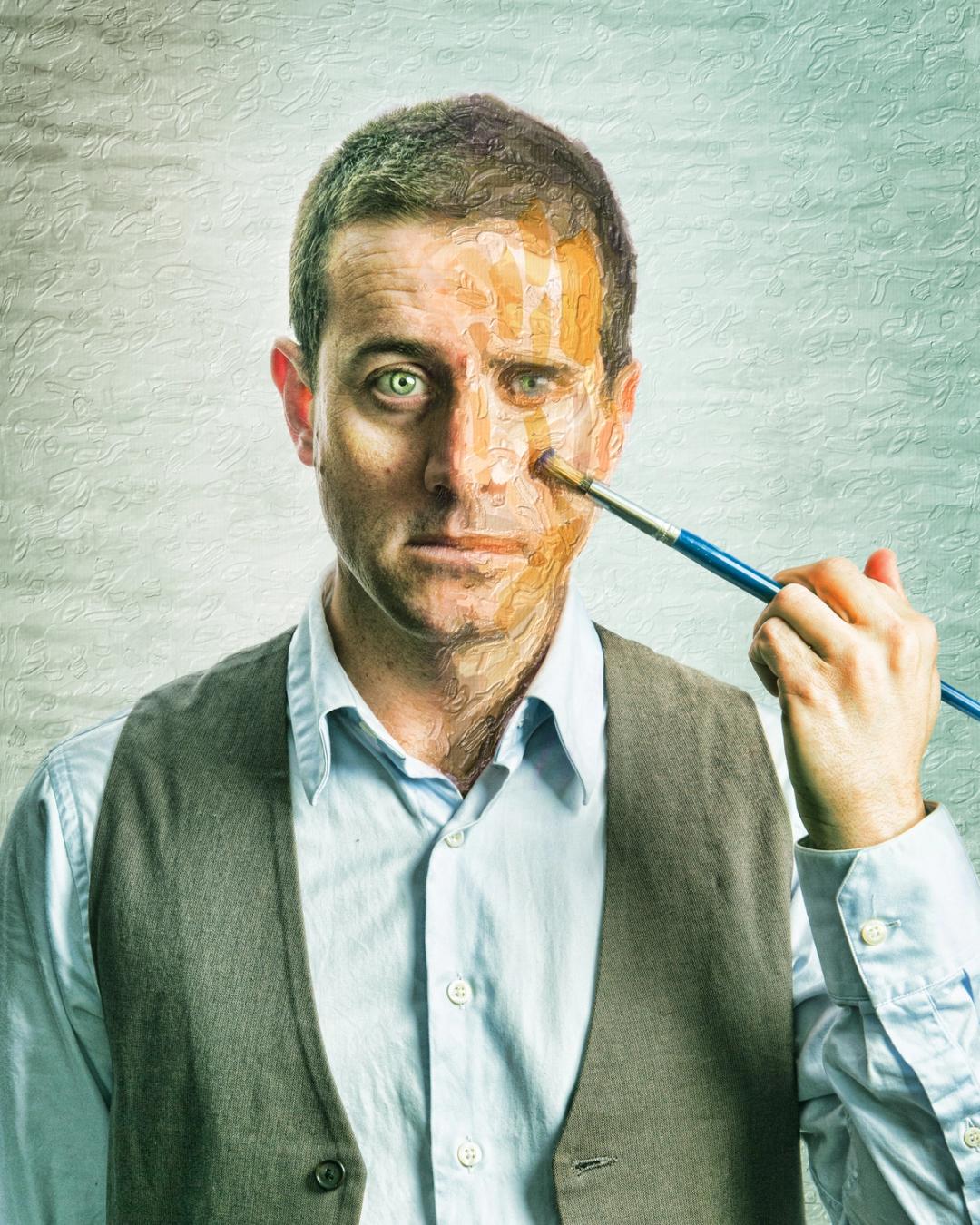 'The goal of every artist is to express what they see': Legally blind ...