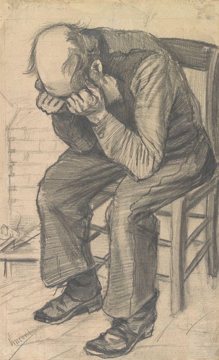 New Van Gogh discovery: first version of despairing man that was bought ...