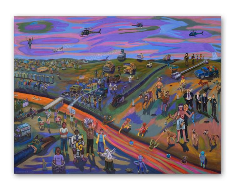 Jim Denomie, Ojibwe artist who painted the ‘raw realities of America ...