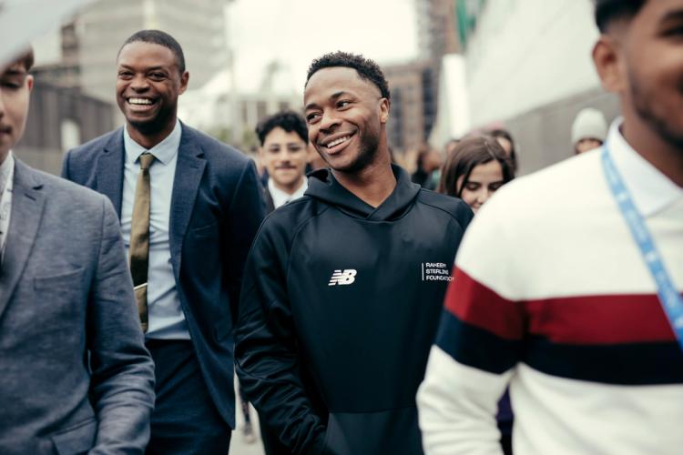 England footballer Raheem Sterling launches art project with National ...