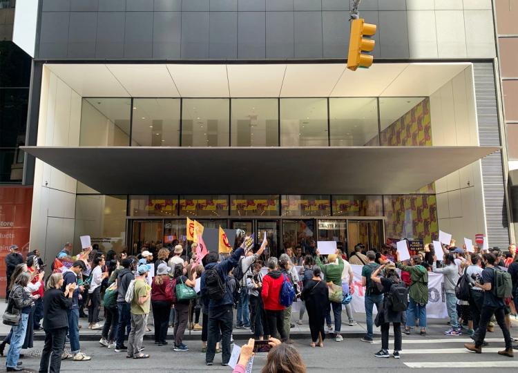 Climate protesters call for removal of MoMA’s board chair over ties to ...