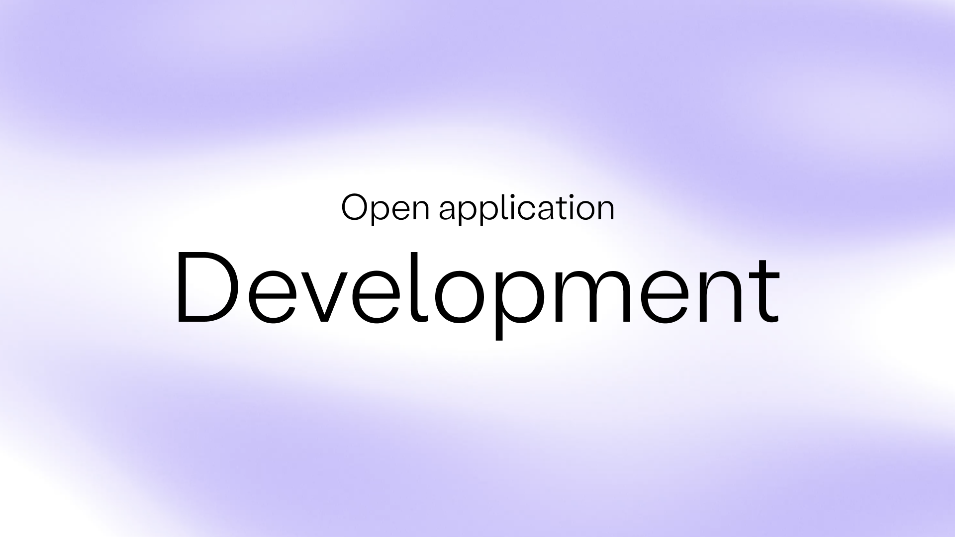Bou – Open Application: Web Development
