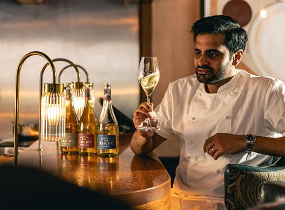 Chet Sharma and Saicho at BiBi Mayfair London