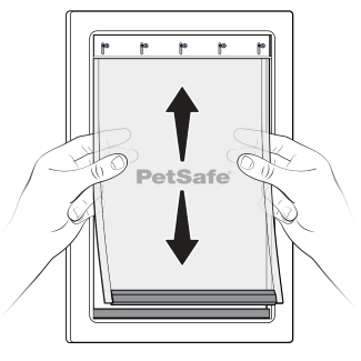 How to Replace the Vinyl Flaps on My PetSafe® Pet Door