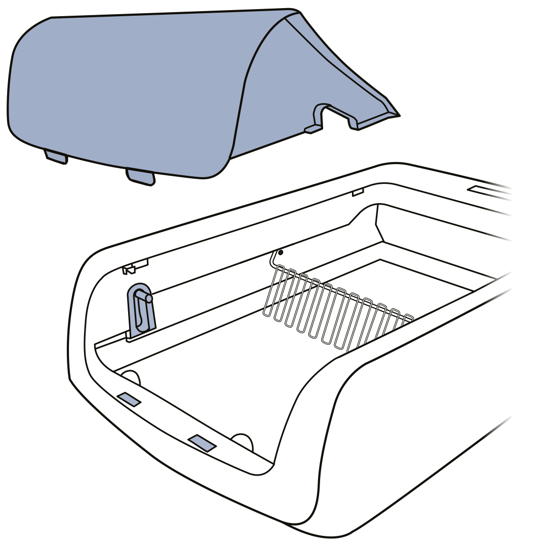 My ScoopFree® Litter Box Waste Trap is Coming Off