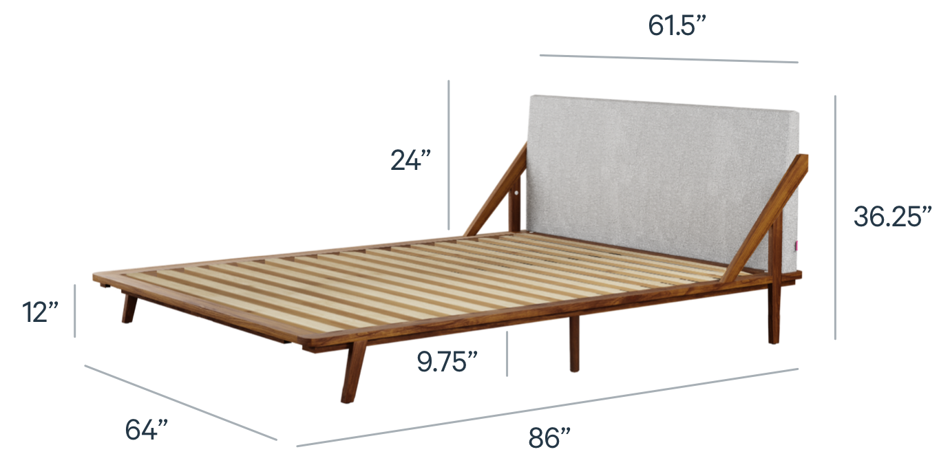 Endy Solid Wood Bed Sustainably Sourced Durable Design
