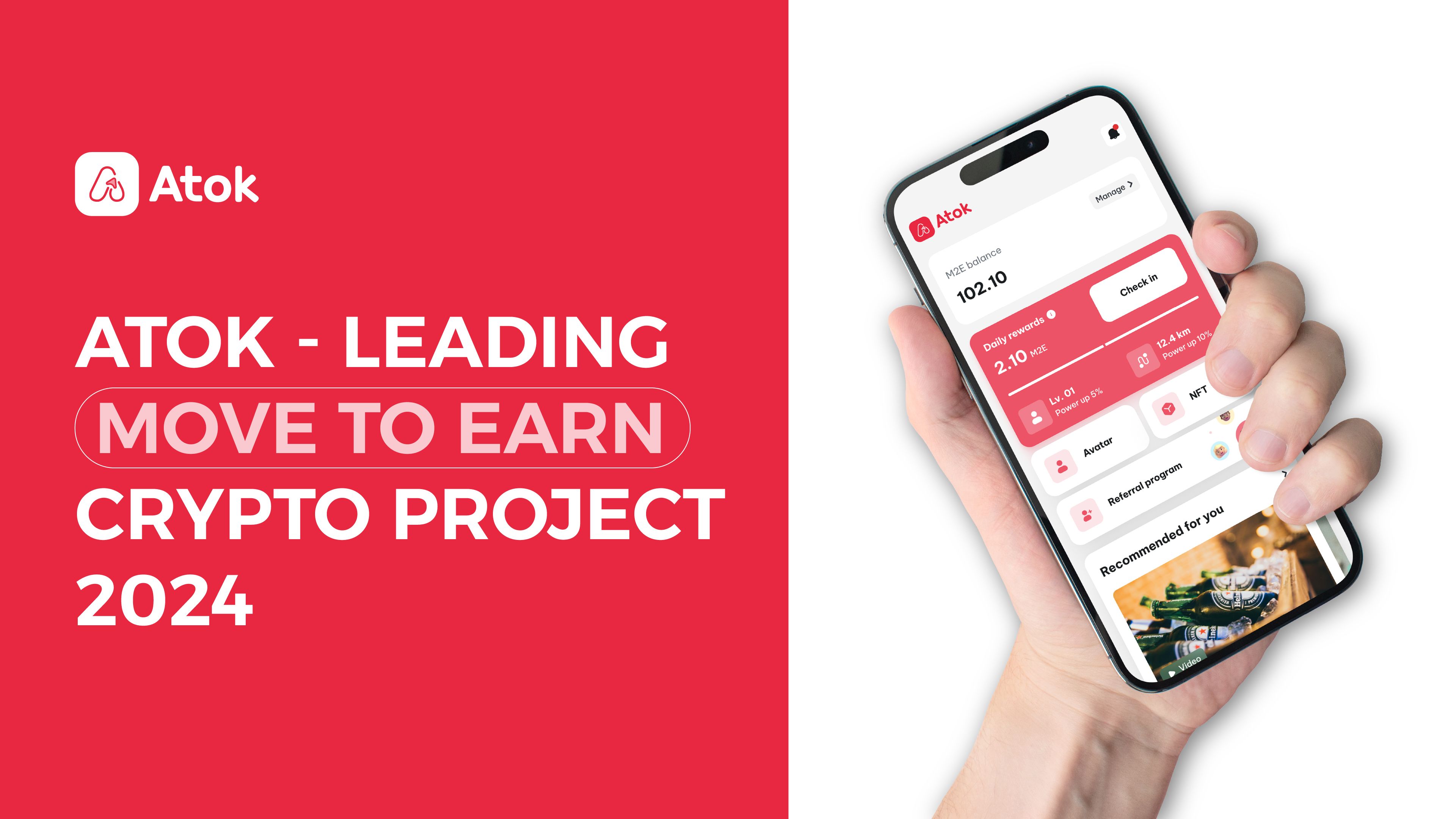 ATOK - Leading Move To Earn Crypto Project 2024 | Atok