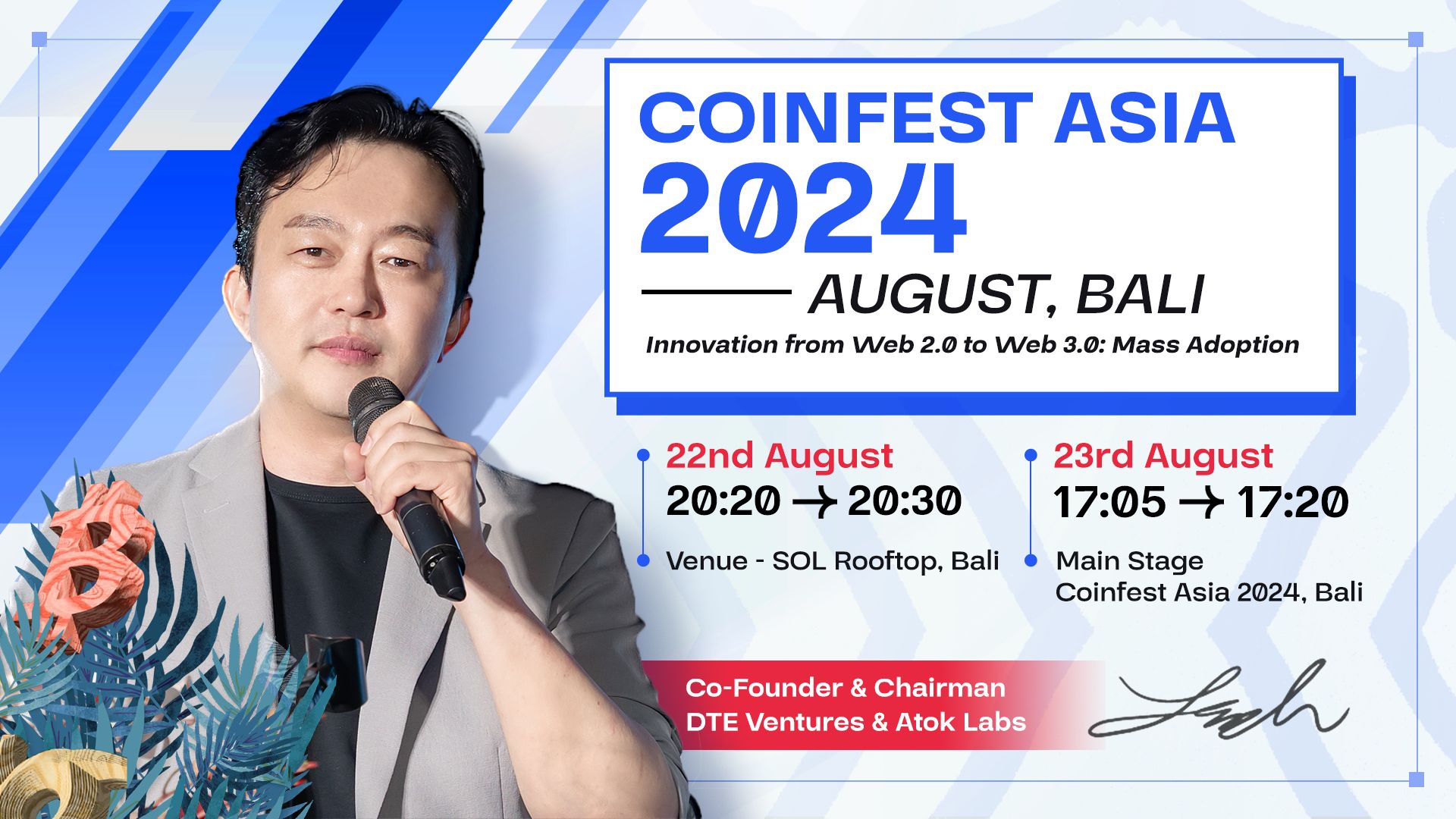 Atok Shines at Coinfest 2024: After Party Bali - Side Event | Atok