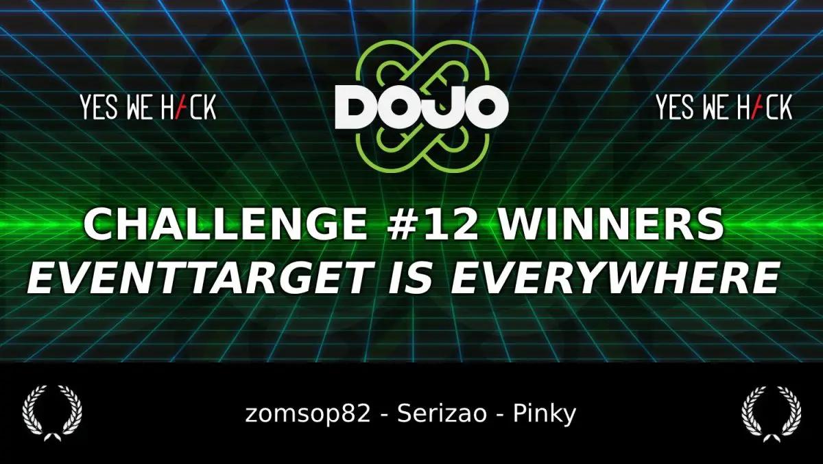 Winners of DOJO Challenge #12 | YesWeHack Dojo