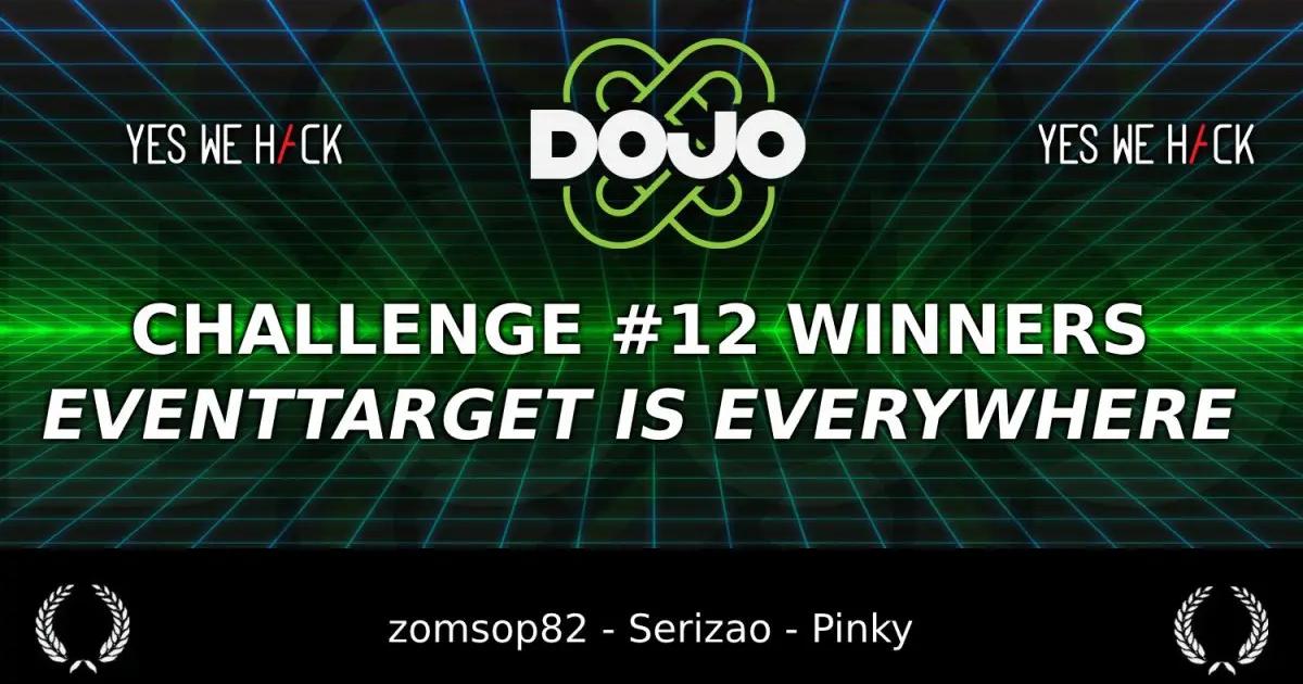 Winners of DOJO Challenge #12 | YesWeHack Dojo