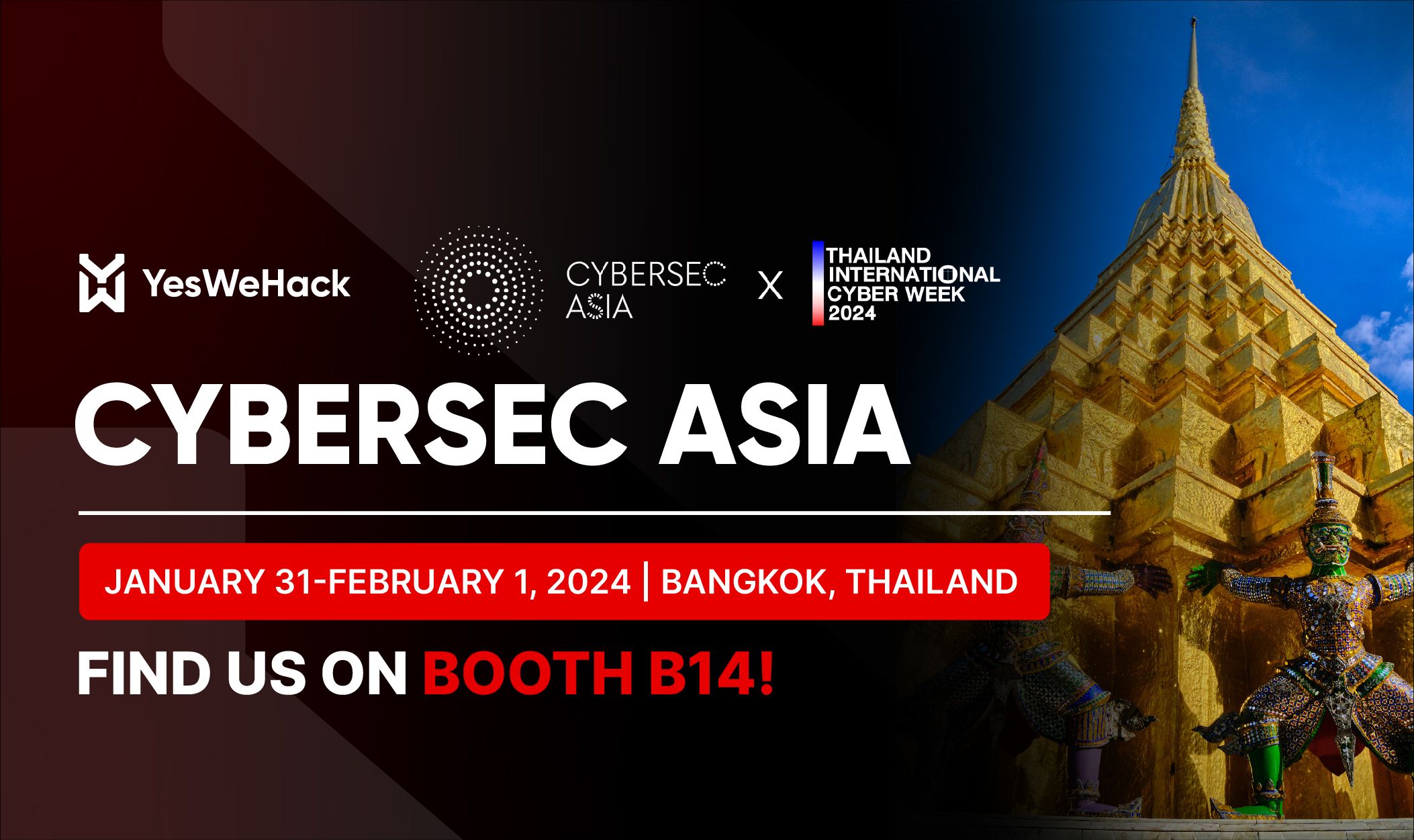 YesWeHack in Bangkok: CyberSec Asia 2024