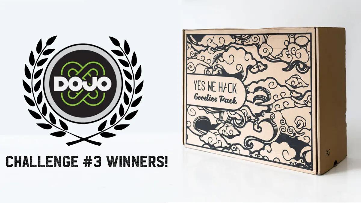 Celebrating the Winners of Dojo Challenge 3 | YesWeHack Dojo