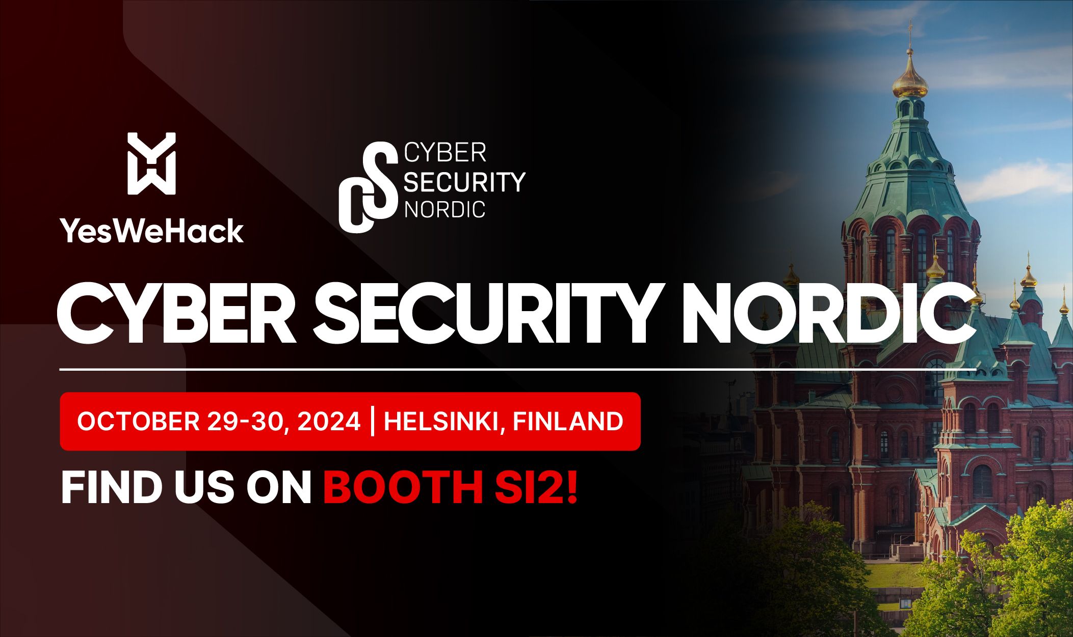 Join YesWeHack at Cyber Security Nordic 2024!