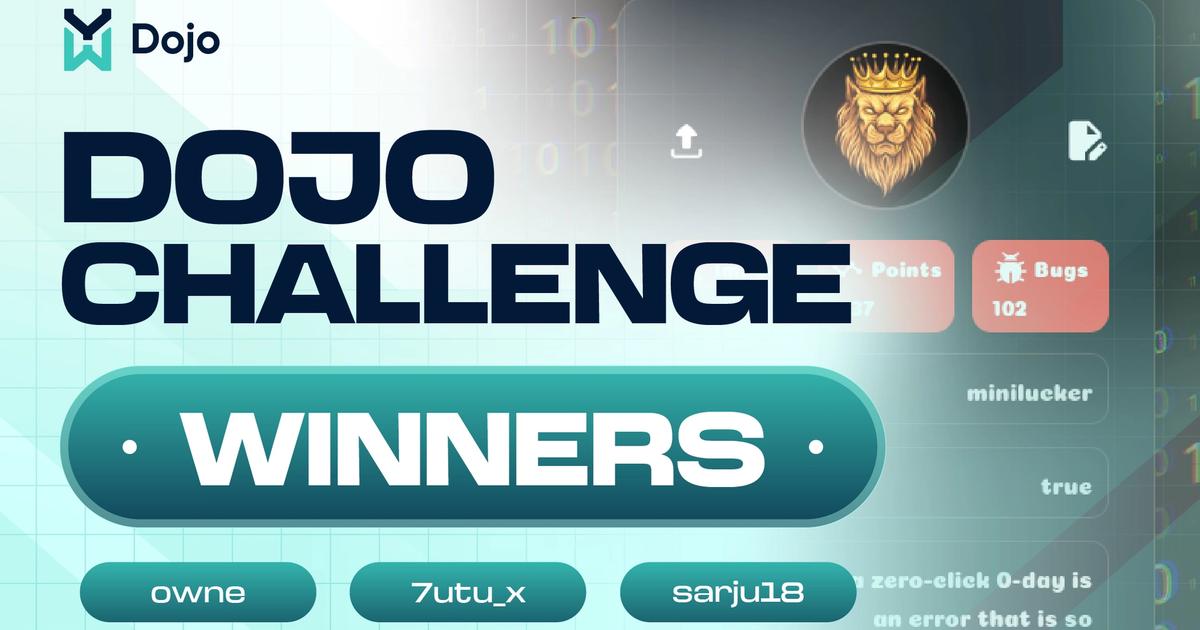 Dojo challenge #40 - Hacker profile winners & writeup