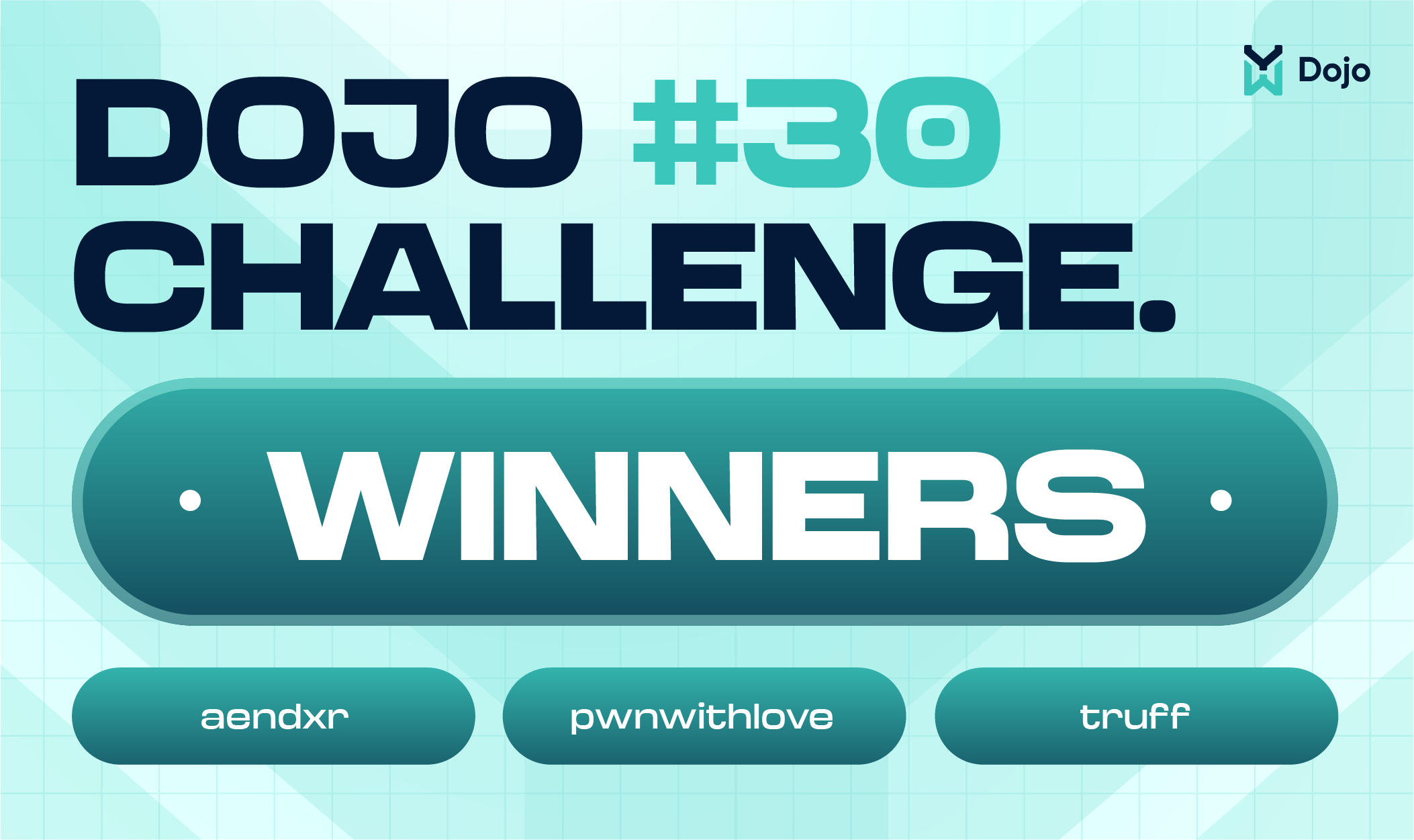 Dojo challenge #30 winners!