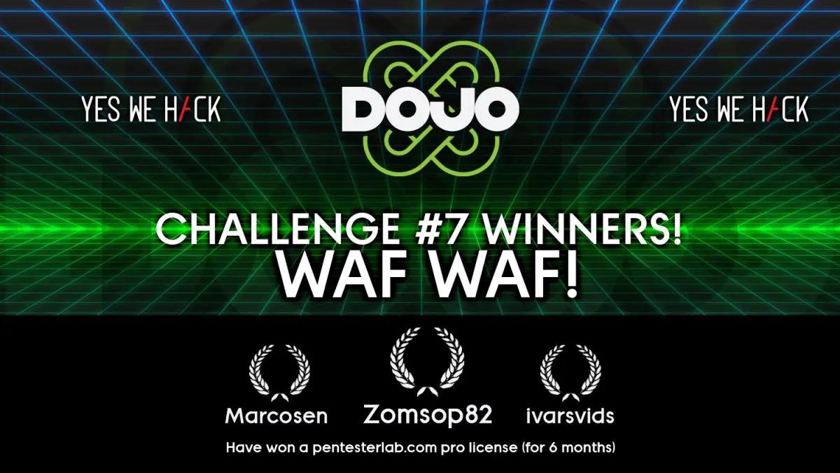 Unveiling DOJO Challenge 7 Winners | YesWeHack Dojo