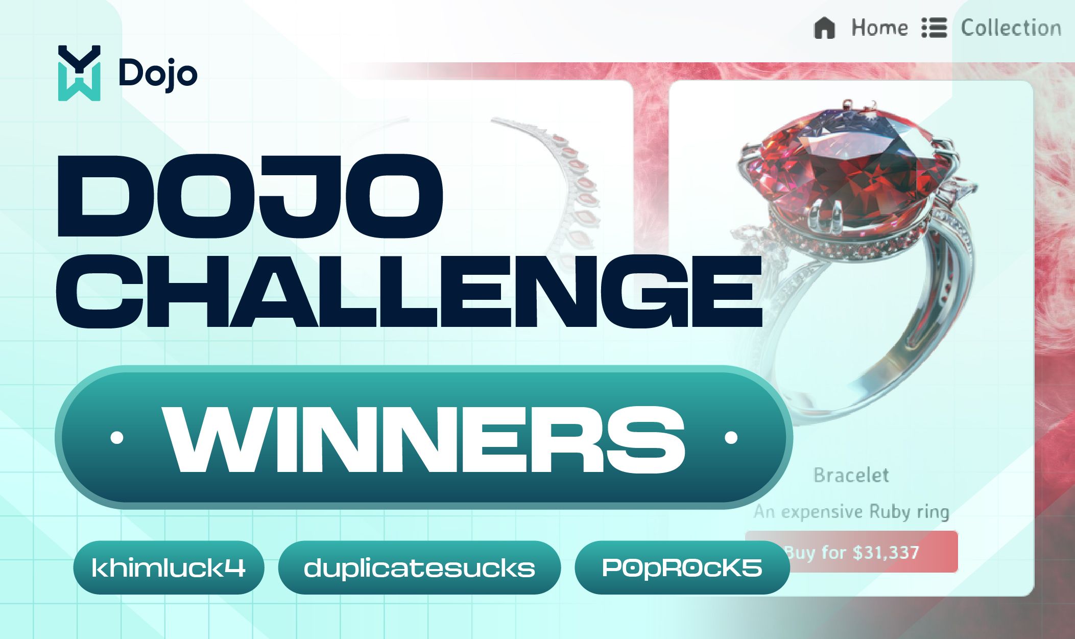Dojo challenge #41 - Ruby treasure winners & writeup
