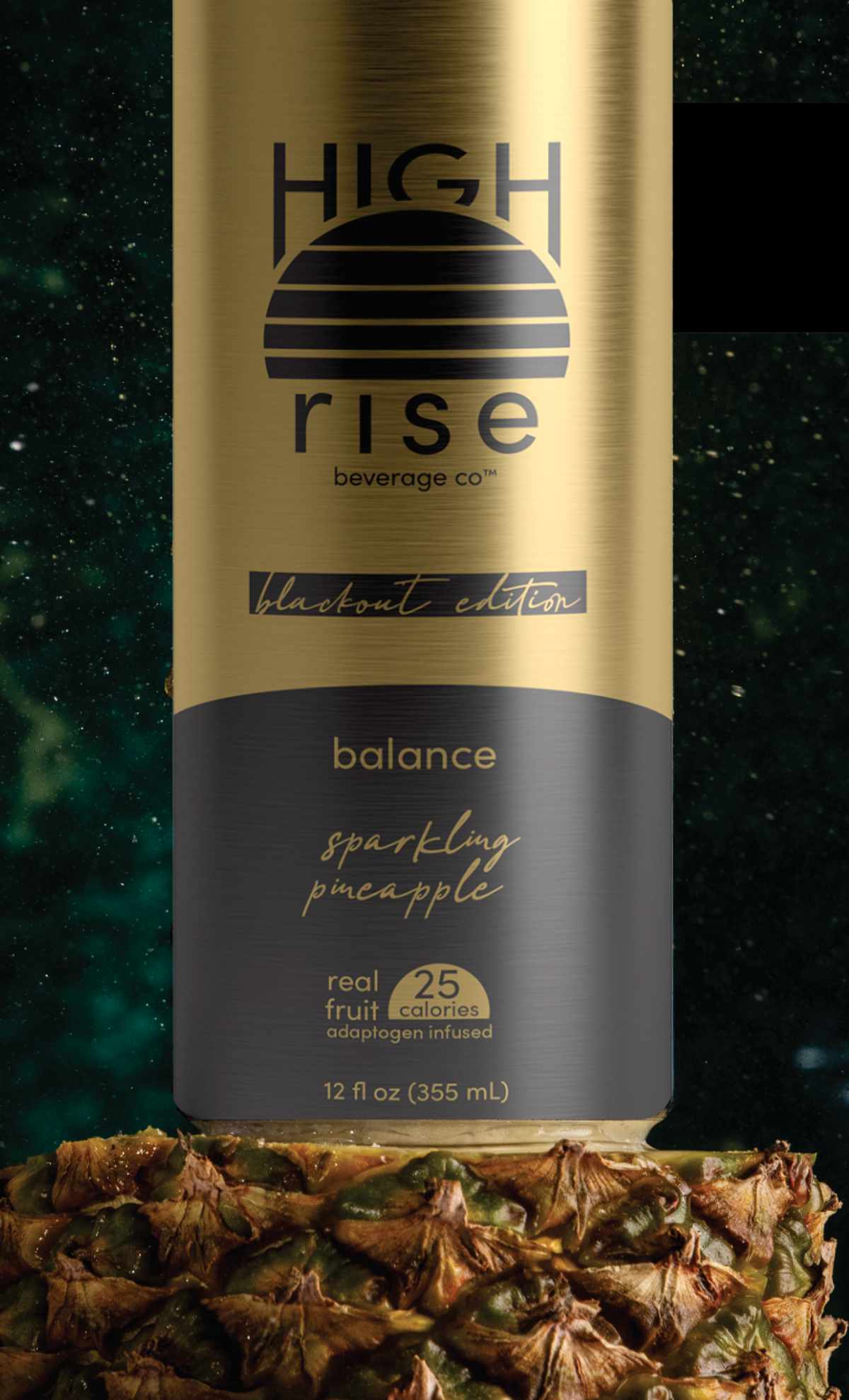 sparkling pineapple, balance | High Rise Beverage Co.