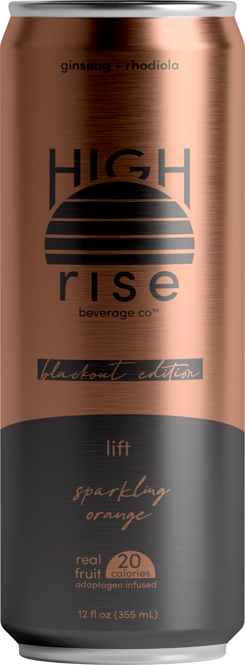sparkling orange, lift | High Rise Beverage Co.