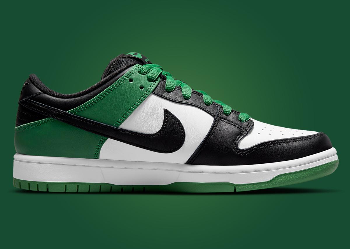 The Nike SB Dunk Low Classic Green Restocks in Europe in April 2024