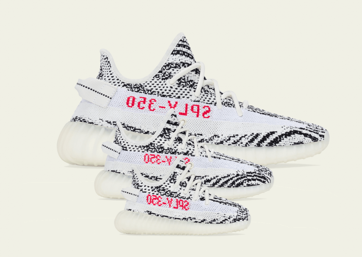 The adidas Yeezy Boost 350 V2 Zebra Will Launch in Full Family Sizing