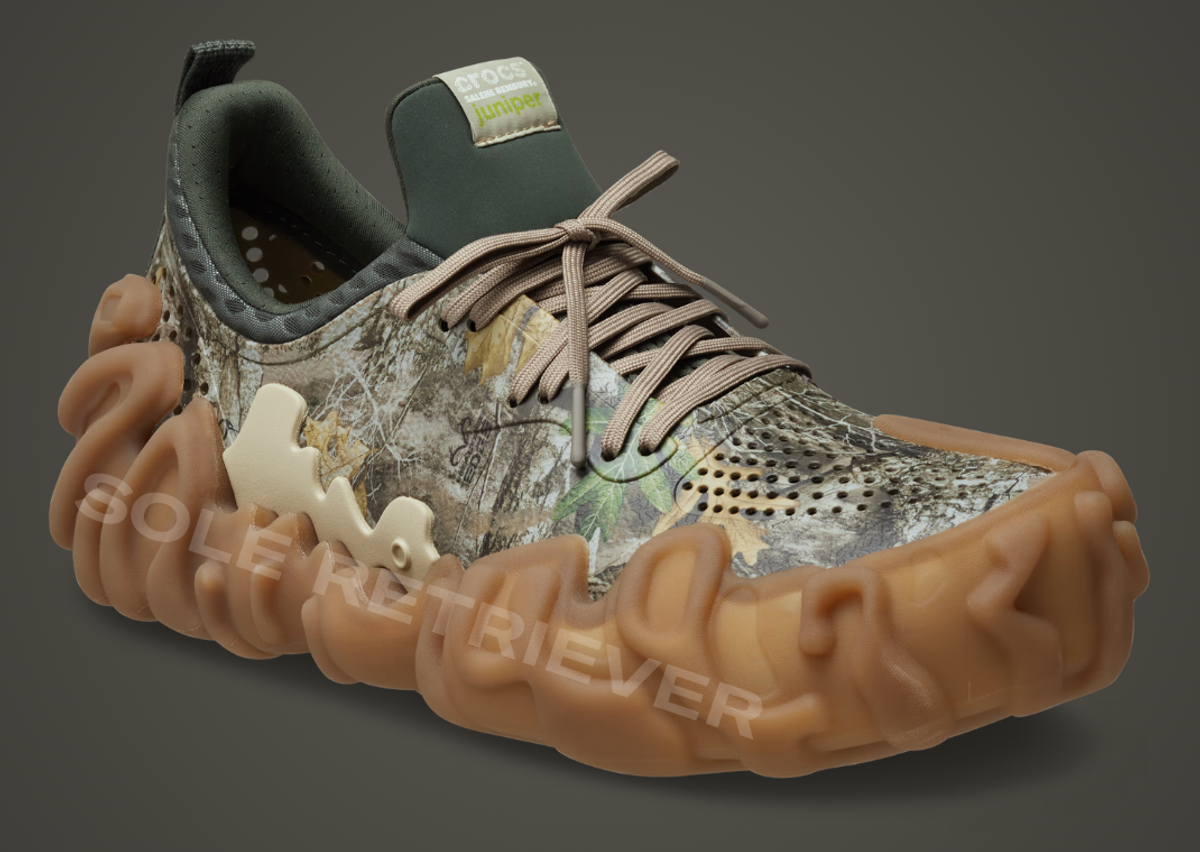 Salehe Bembury's Crocs Pollex Juniper Realtree Camo Releases in 2024