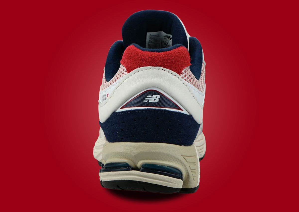 Store Your Secret Stash With The New Balance 2002R White Red Navy