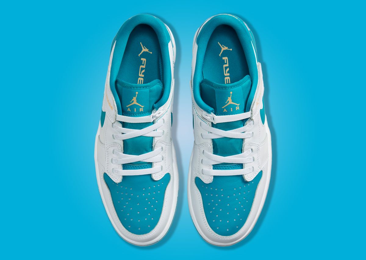 Fuse Form And Function With The Air Jordan 1 Low Flyease White Aquatone