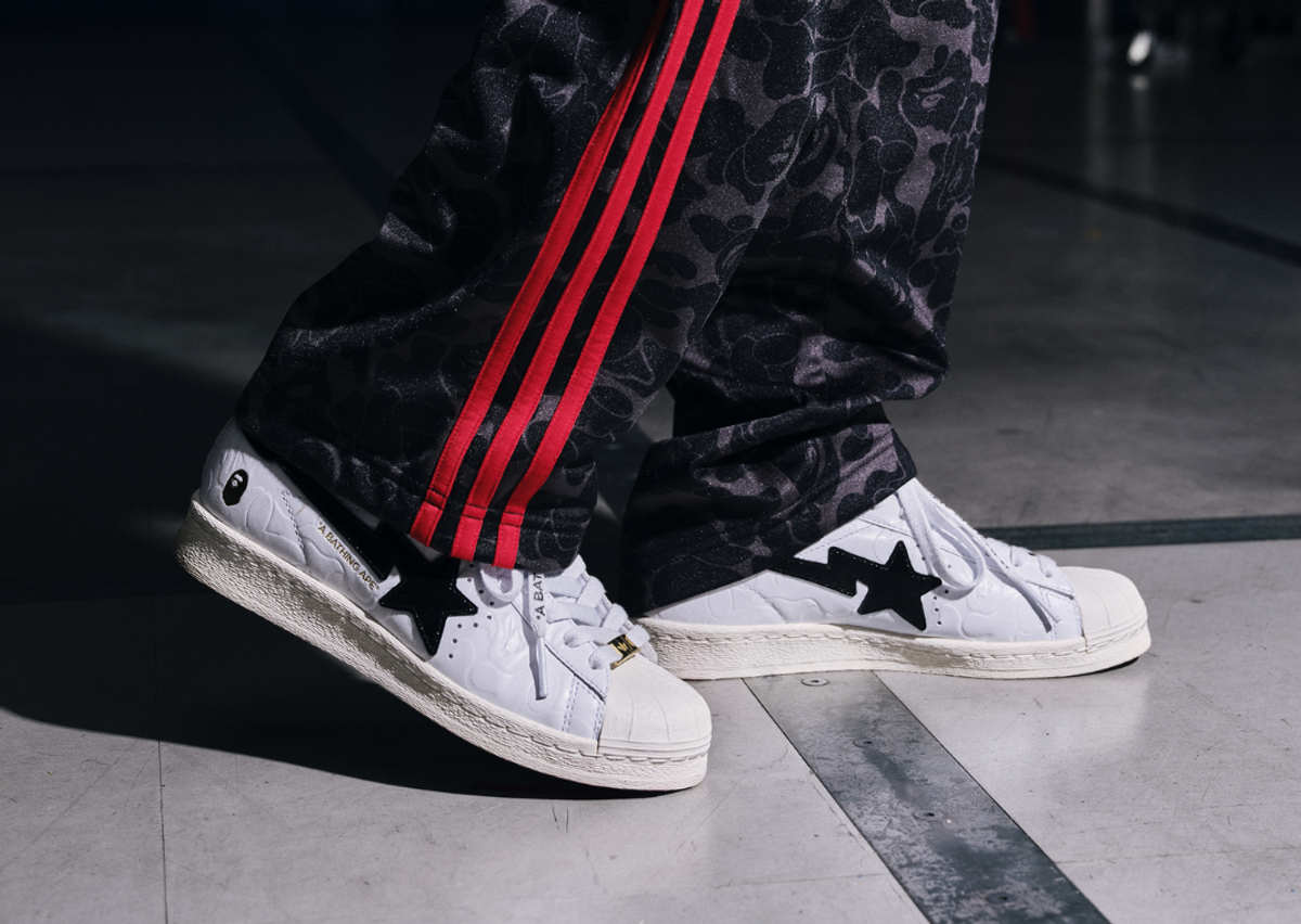 The BAPE x adidas Superstar Pack Releases April 2025