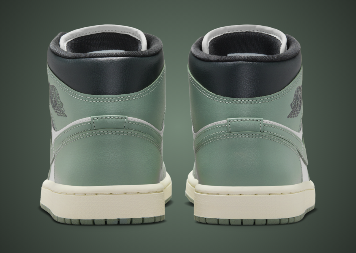 The Air Jordan 1 Mid Jade Smoke Releases April 2024