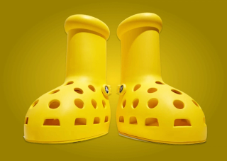 The MSCHF x Crocs Big Yellow Boot Trypophobia Releases August 9