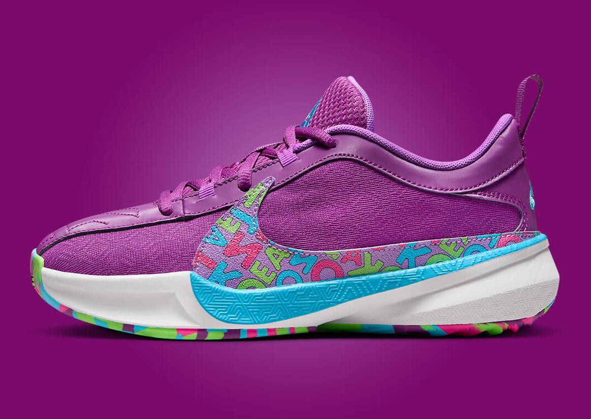 The Kids' Exclusive Nike Zoom Freak 5 Alphabet Joins The Letter Bros Series