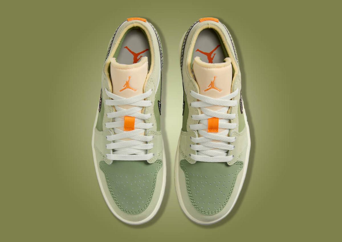 The Air Jordan 1 Low SE Craft Gets Draped in Sky J Light Olive