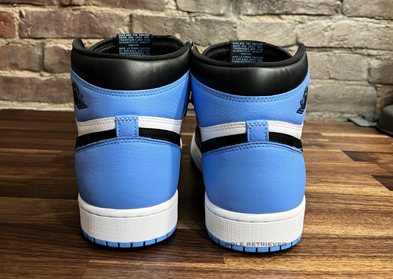 Detailed Look At The Air Jordan 1 High UNC Toe